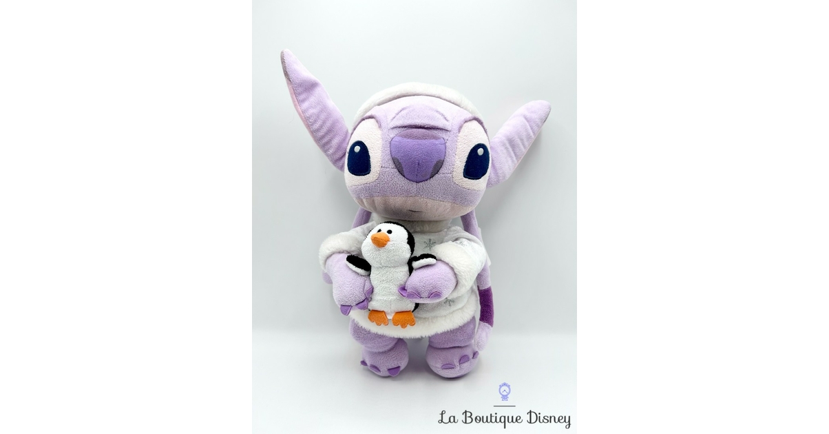 Peluche Angel Noël Pingouin Disneyland Paris Disney Lilo et Stitch ...