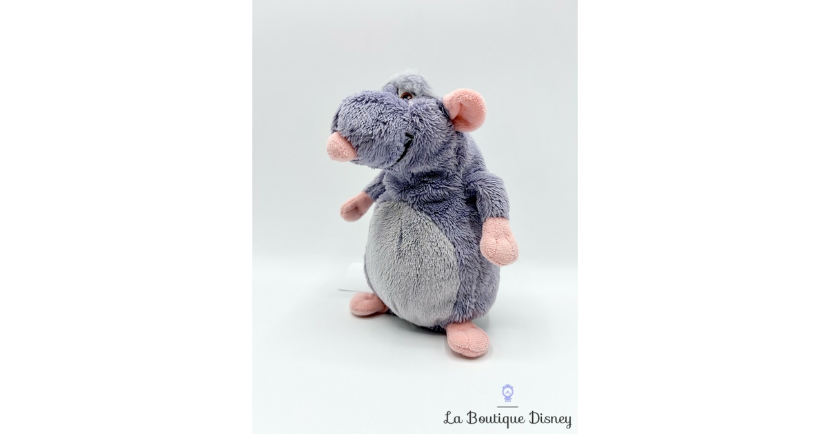 Peluche Django Disney Gipsy Ratatouille rat gris bleu 22 cm - Peluches ...