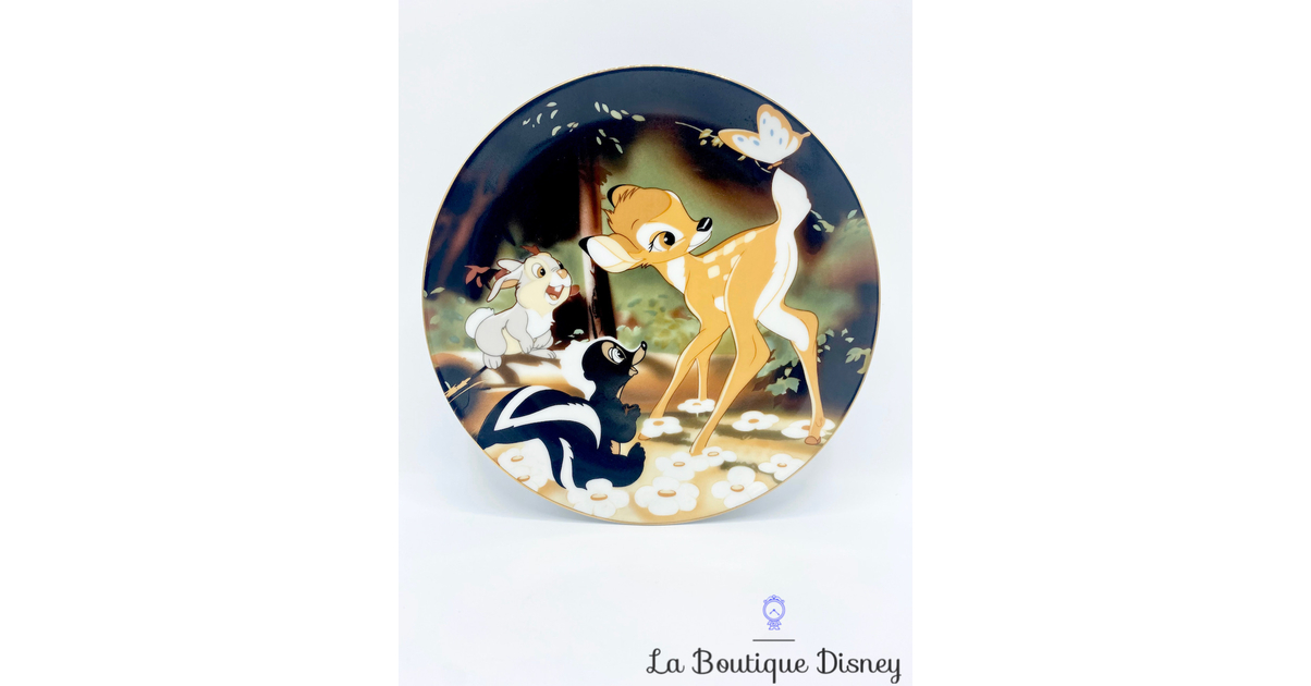 Assiette collection Bambi 1942 Disney Cartoon Classics Kenleys Fine ...