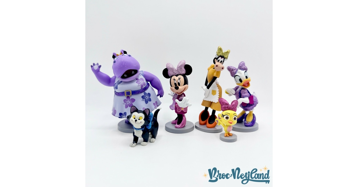 Figurines Minnie et les Joyeux Assistants Playset Disney Store 2017 ...