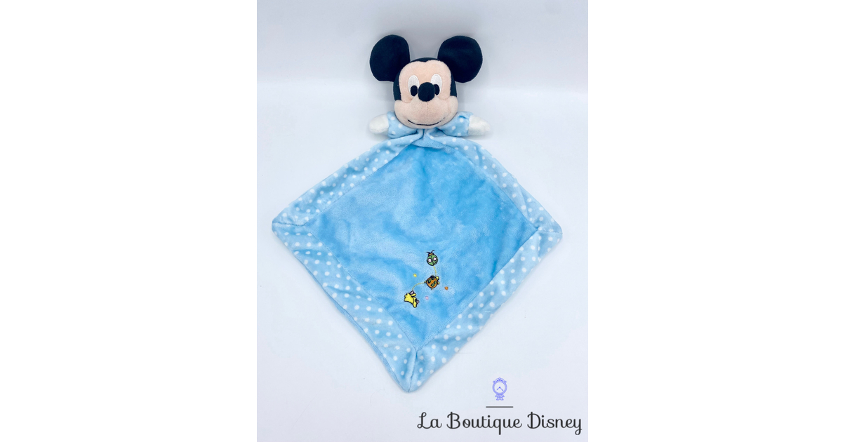 Peluche Doudou Mickey Mouse Disney bleu carré - Peluches/Doudous - La ...