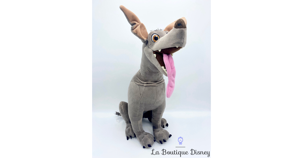 Peluche Dante chien Coco Disney Parks 2017 gris marron langue pendante ...