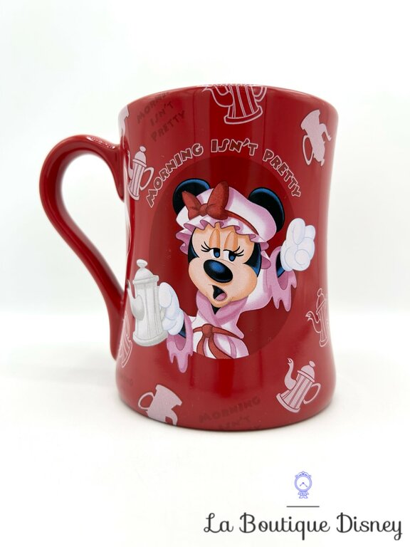 Tasse Minnie Mouse Morning isn't Pretty Disneyland mug Disney rouge ...