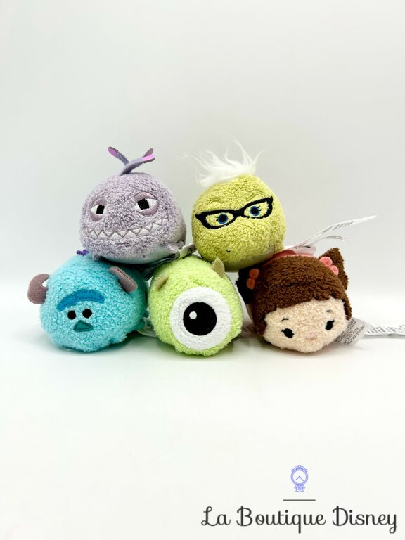 Peluches Tsum Tsum Set Monstres et Cie Bob Sully Bouh Léon Germaine ...