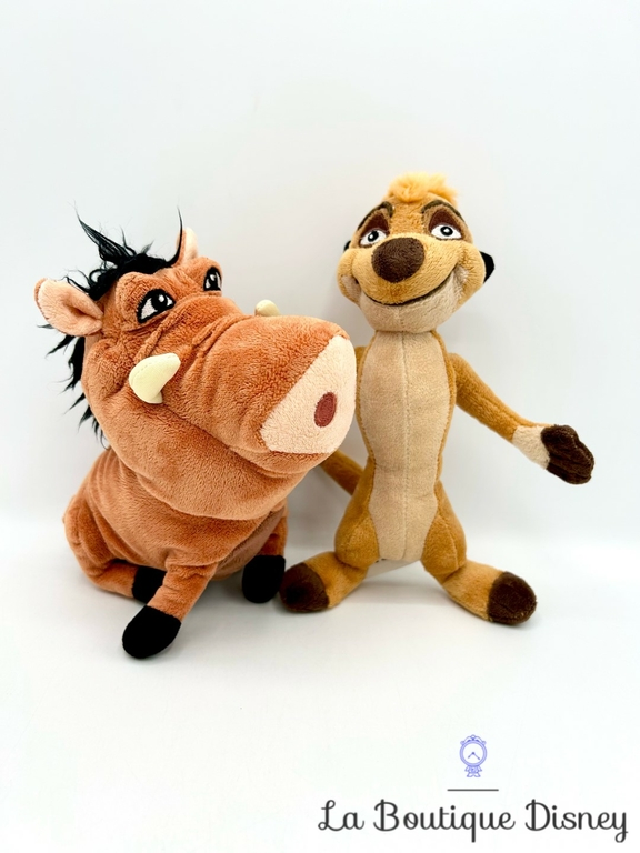 Peluches Timon Pumbaa mini Le Roi Lion Disney Nicotoy suricate ...
