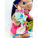 Peluche Lilo Souillon Disney Store Lilo et Stitch fille robe rouge sac ...