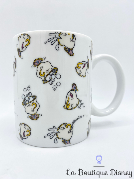 Tasse Zip La Belle Et La Bête Disney Mug Primark Blanc Bulles Gouttes