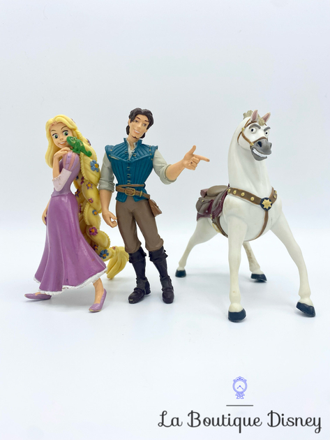 Figurines Raiponce Flynn Rider Maximus Bullyland Disney cheval prince ...
