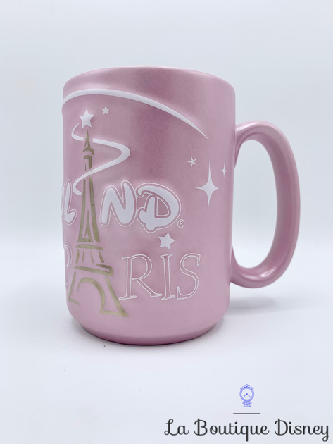 Tasse Disneyland Paris Tour Eiffel rose mug Disney relief 3D ...