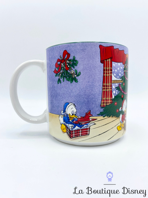 Tasse scène la bande à Picsou Disneyland Paris Disney mug noël sapin ...