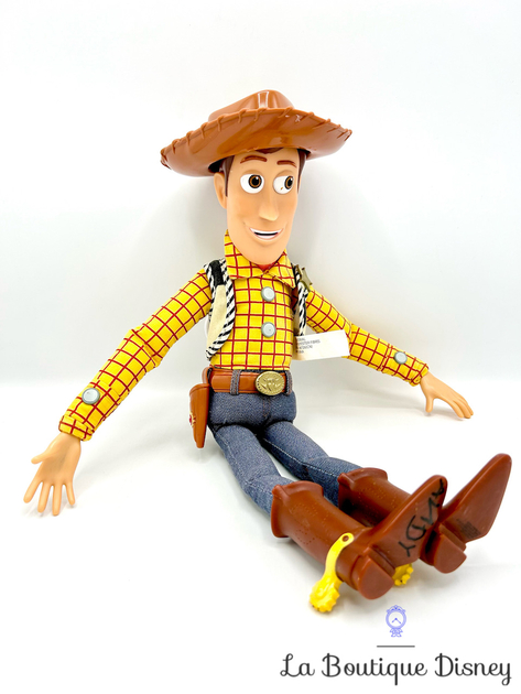 Poupée Woody parlant à ficelle Disneyland Paris 2019 Disney figurine articulée Talking Woody ...