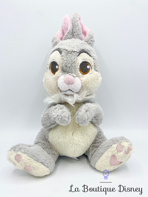 Peluche Panpan Disneyparks Disneyland Disney Bambi Lapin Gris 34 Cm