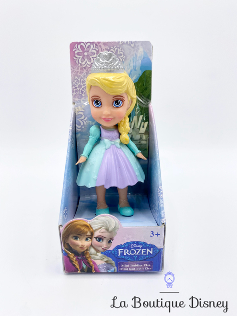 Figurine Mini Poupée Princesse Elsa La reine des neiges Disney Frozen Jakks Pacific robe bleu ...