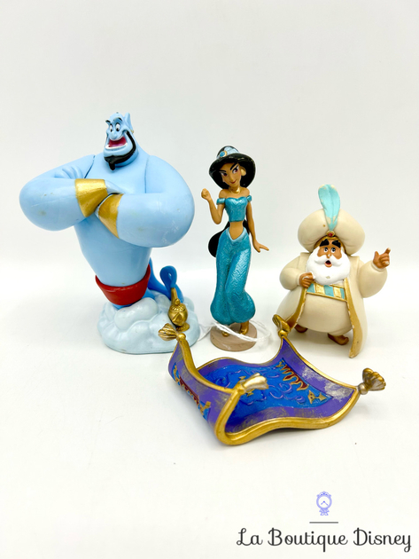 Figurines Aladdin Playset Disney Store Génie Jasmine Tapis Sultan - La ...