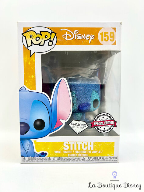 Figurine Funko POP 159 Stitch Diamond Glitter Collection Disney Lilo et ...