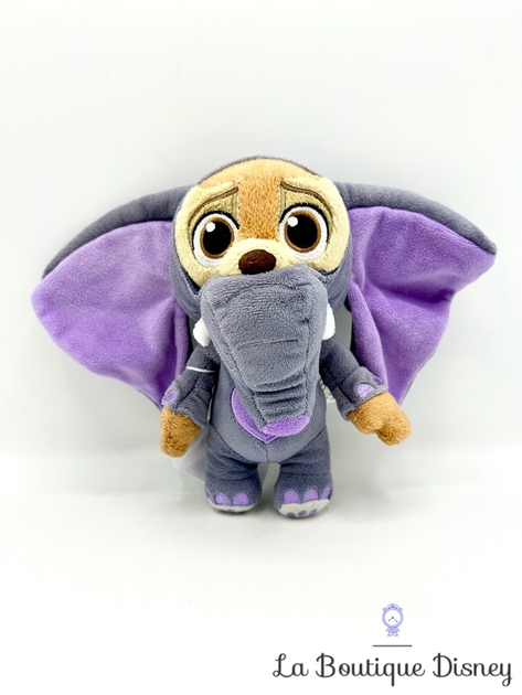 Peluche Elephant Finnick Zootopie Disney Store 2015 Ele-Finnick gris 19 ...