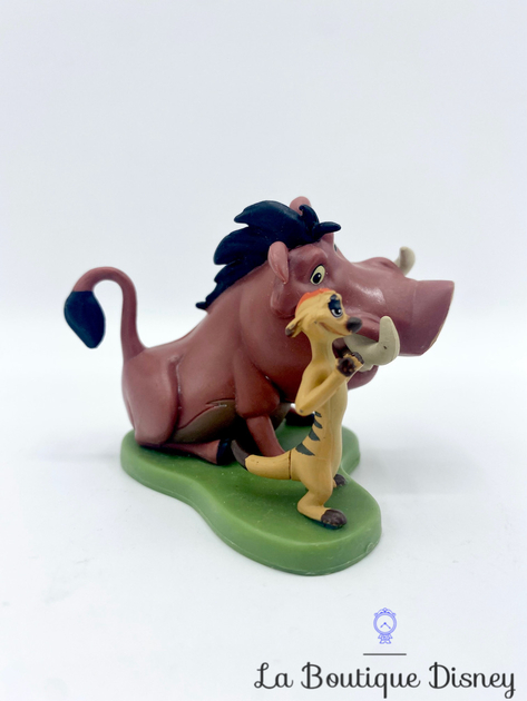 Figurine Timon Pumbaa Le roi lion Disney Store phacochère marron ...