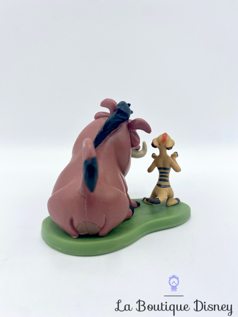 Figurine Timon Pumbaa Le roi lion Disney Store phacochère marron ...