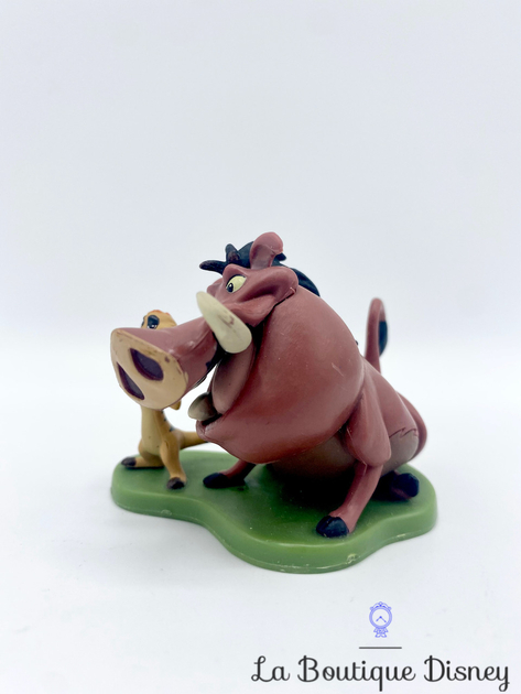 Figurine Timon Pumbaa Le roi lion Disney Store phacochère marron ...
