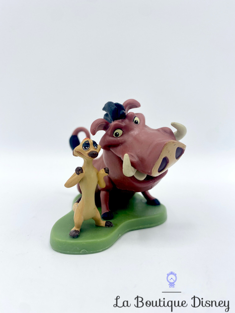 Figurine Timon Pumbaa Le roi lion Disney Store phacochère marron ...