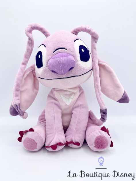 Peluche Angel Disney Nicotoy Lilo et Stitch rose violet 32 cm ...