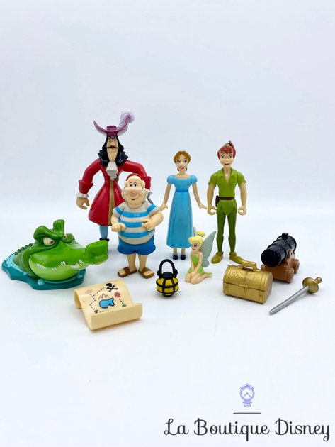 Figurines Peter Pan Play Set Disney Store Wendy Crochet Mouche ...