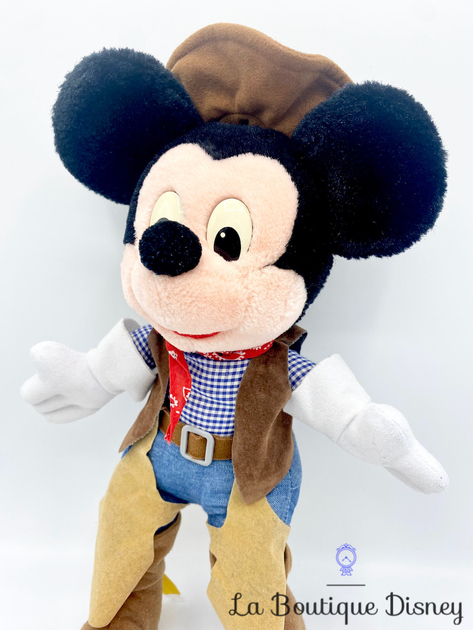 Peluche Mickey Mouse Cow Boy Euro Disney Disneyland aventurier western ...