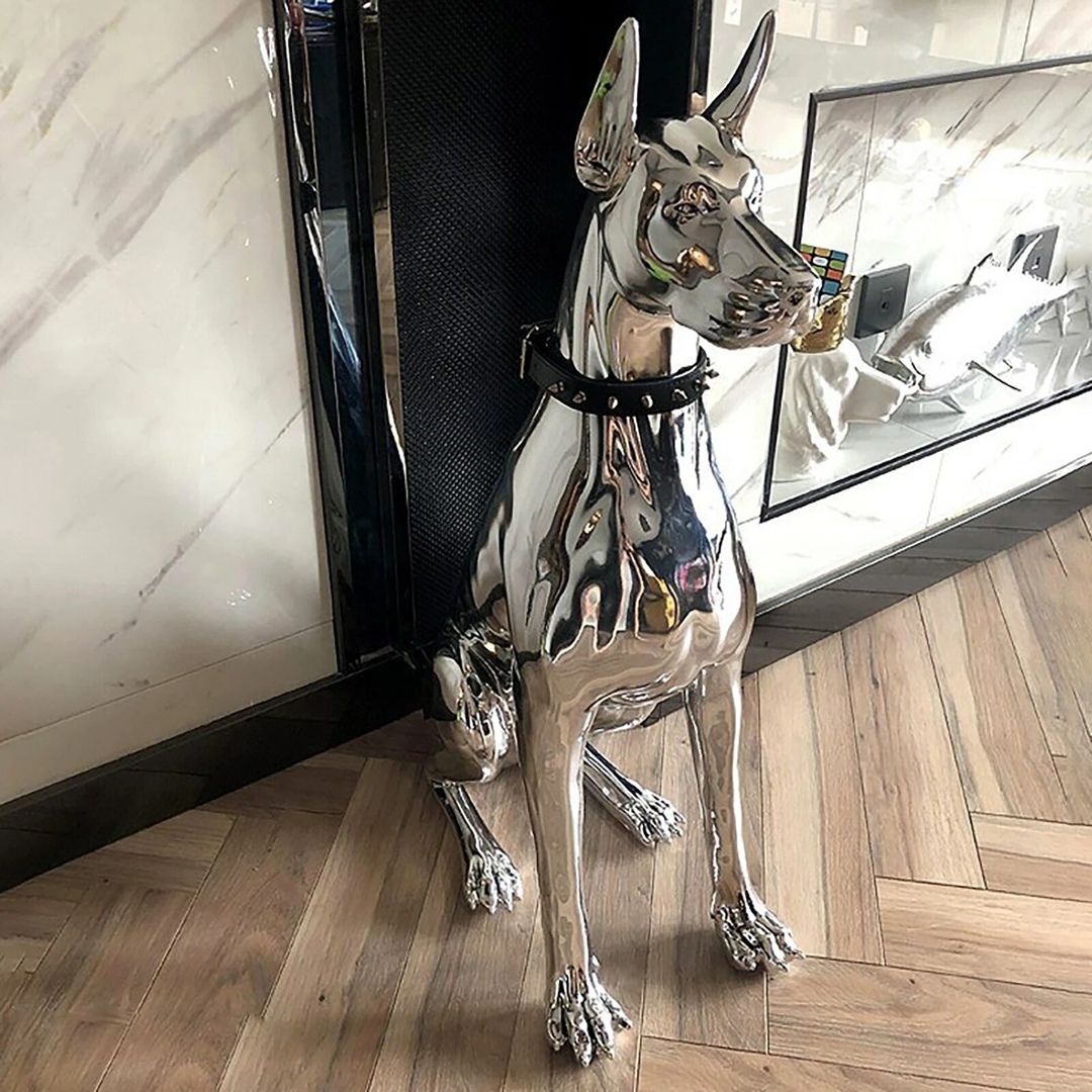Statue Doberman - Bibelots décoratifs | Cadres Photos - Treasures For Home