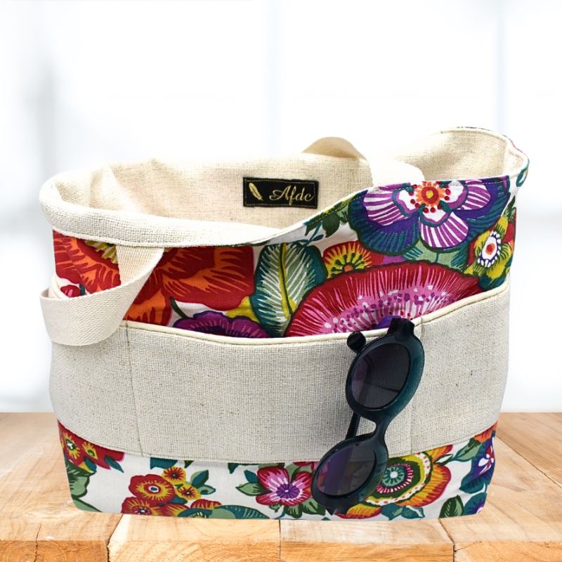 Kit couture débutant sac réversible Rocamadour - a-coudre-soi-même