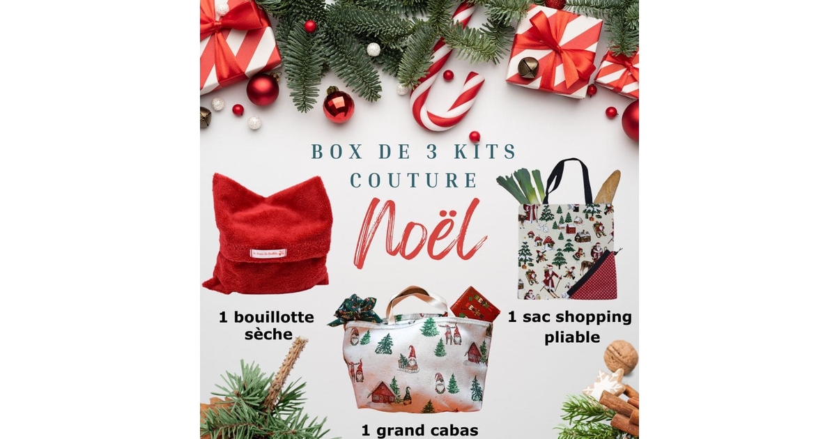 Box kits couture de Noël - Kits créatifs/Kits couture - Au fil du coupon