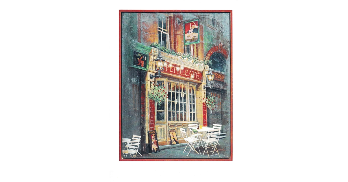 Le petit café - Linda Lock - Patrons pour peinture décorative/Patrons ...