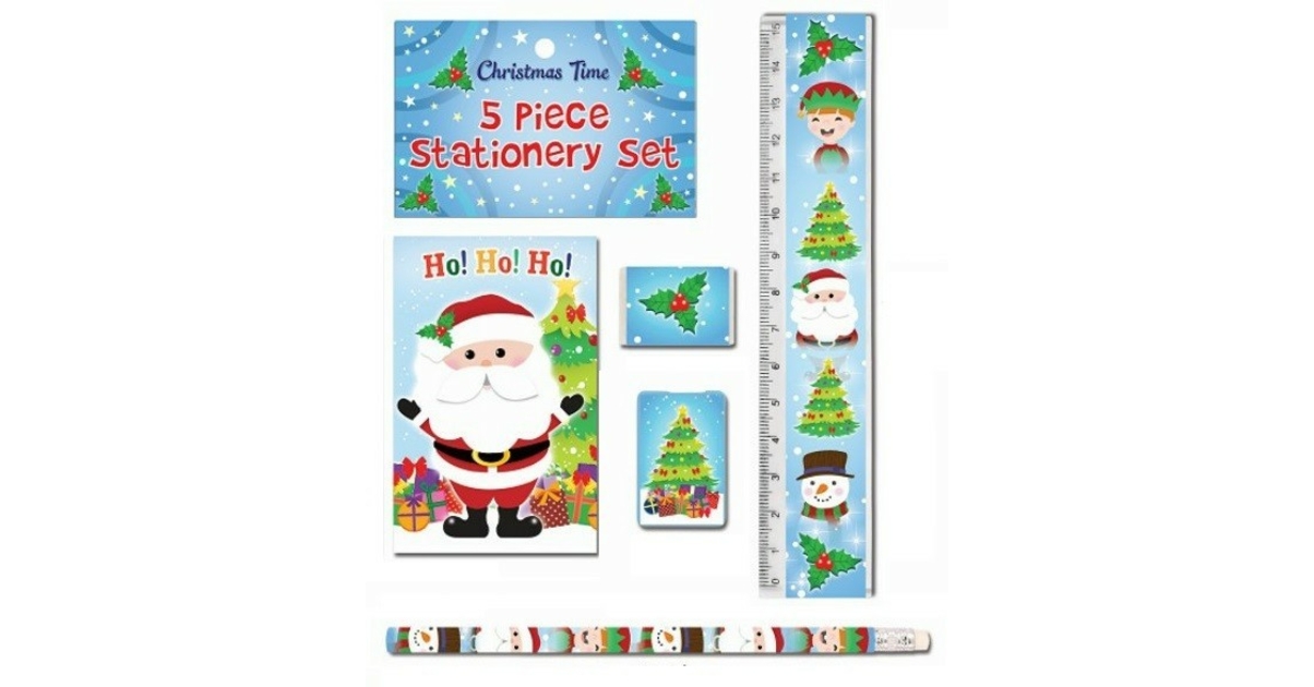 Set Papeterie Ecriture Noël - Cadeaux pour Arbres de Noël