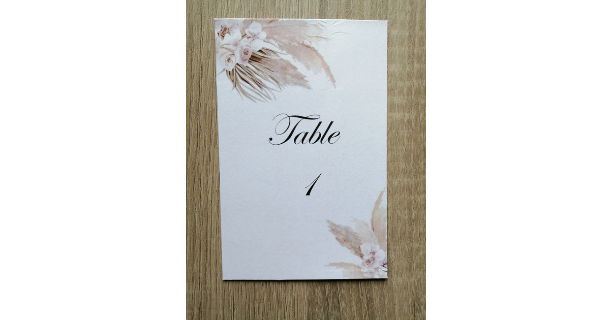 carte "plan de table", 12 modèle au choix, personnalisables - Spécial ...