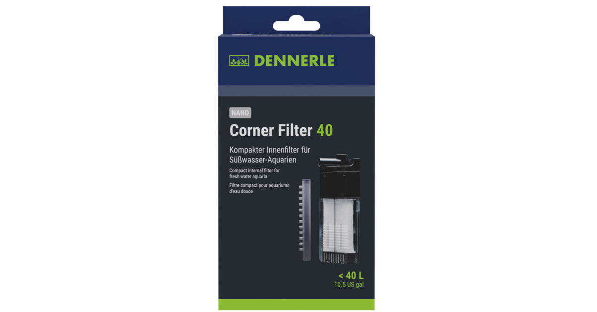 DENNERLE Nano Clean Filtre d'Angle - Filtration - BETTA Passion 69