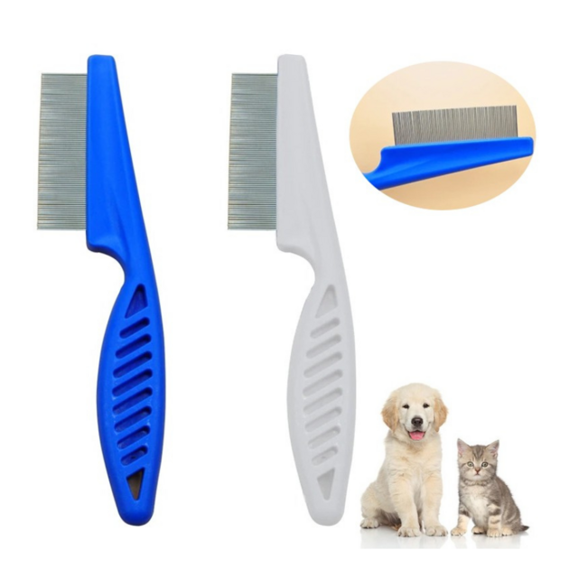 Brosse d'élimination des puces et des poux chat-chien