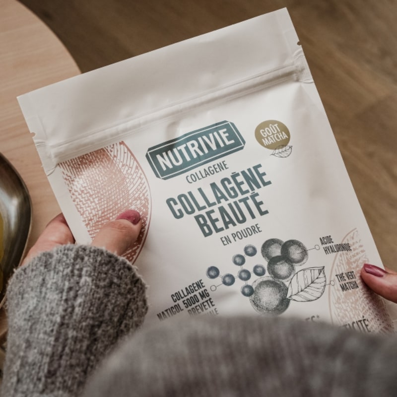 Collagène BEAUTÉ en Poudre par Nutrivie : Secret Anti-Âge Naturel