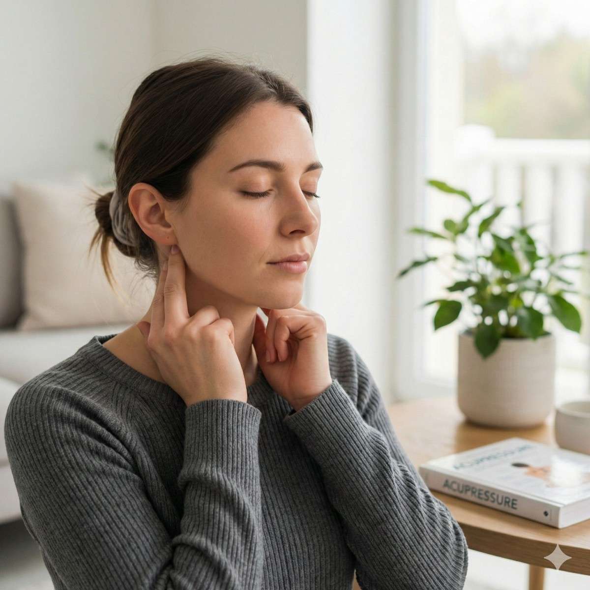 Acupression à la maison : points anti-stress sommeil