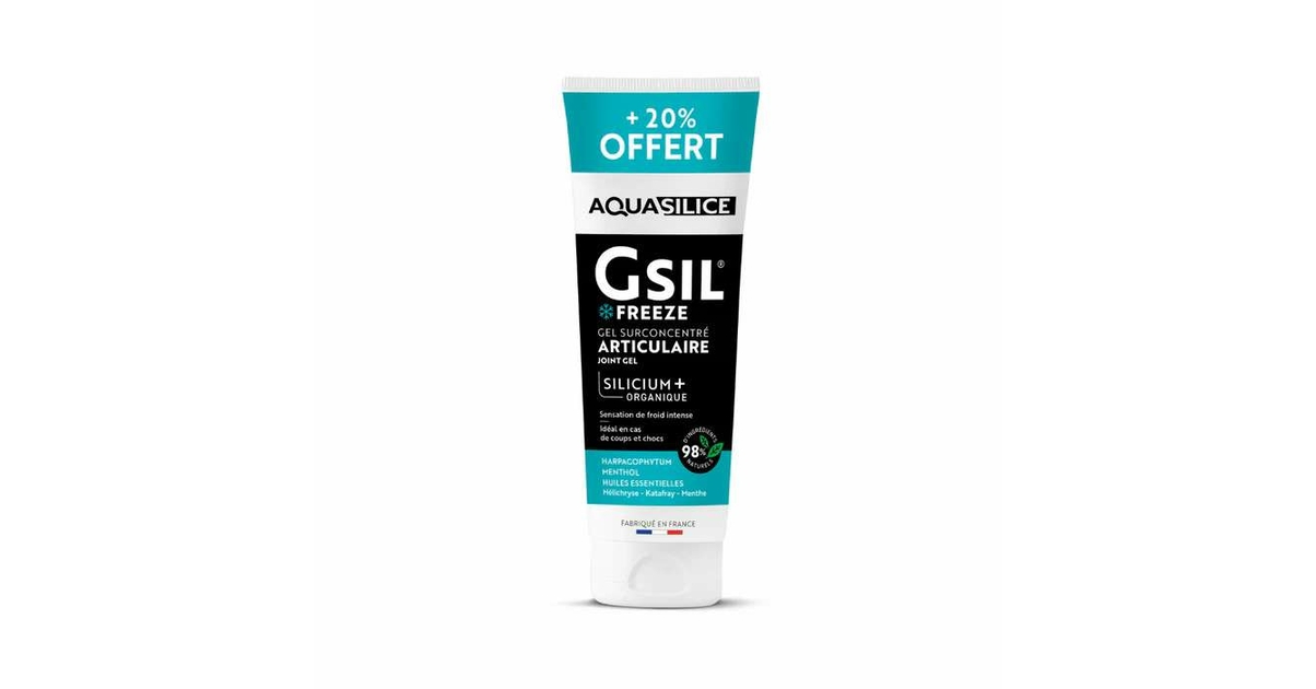 GSIL Gel Froid Articulations 240 ml | Format XXL 20% Offert