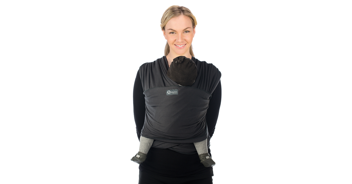 Tricot-Slen Babylonia Anthracite - Echarpe de portage - Coton Bio