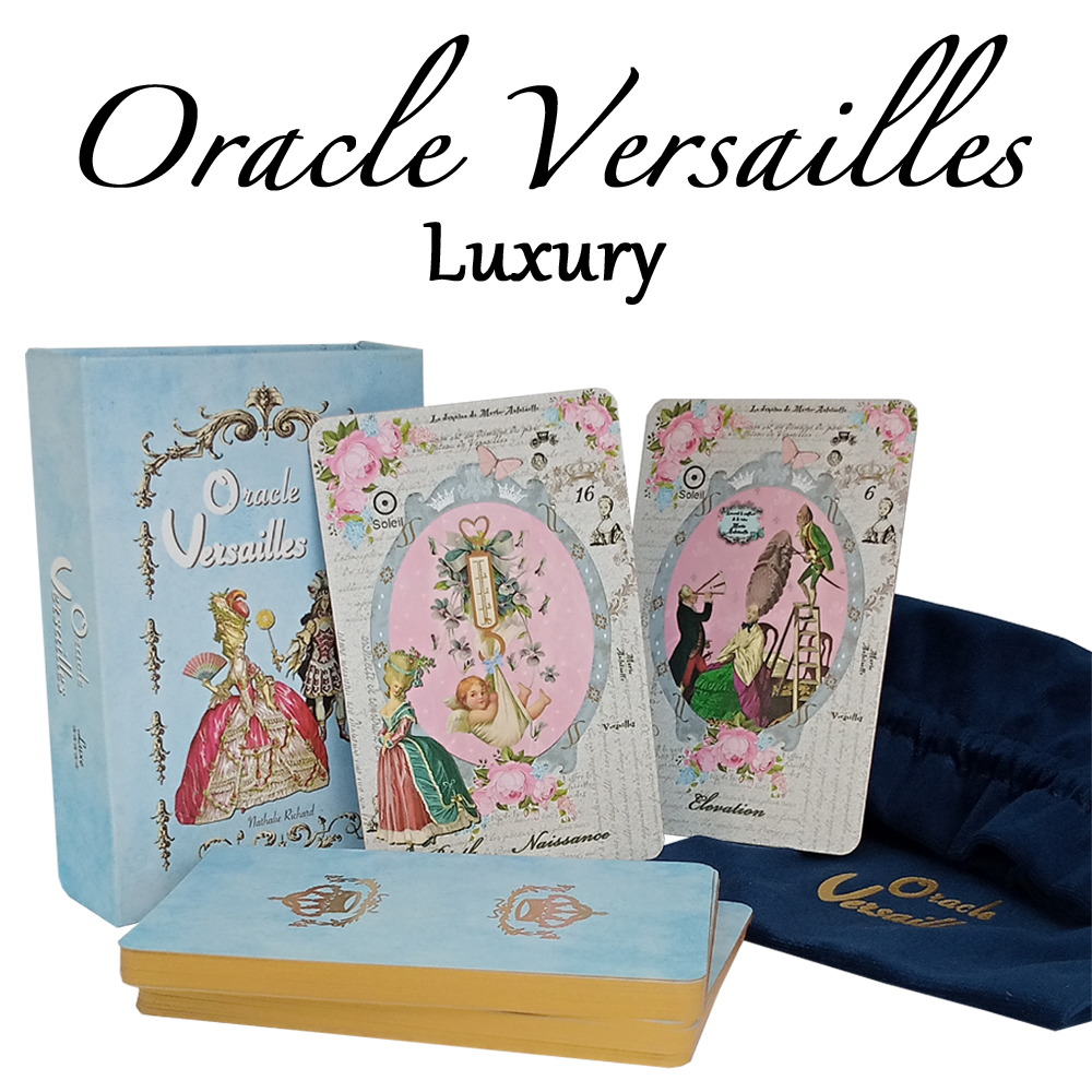Oracle Versailles Doré à l'Or Fin – Tarot Divinatoire de Luxe Coffret ...