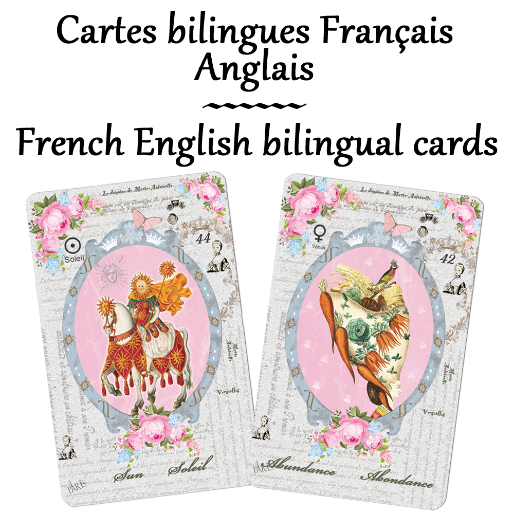 Oracle Versailles Doré à l'Or Fin – Tarot Divinatoire de Luxe Coffret ...