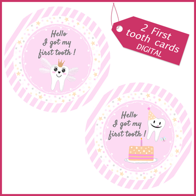 Petite Souris - baby teeth card - oracle versailles