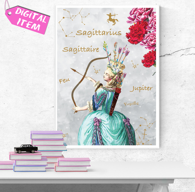 Poster Sagittaire Versailles - Posters & Cards - oracle versailles