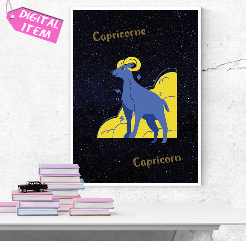 Poster Capricorne - Posters & Cards - oracle versailles