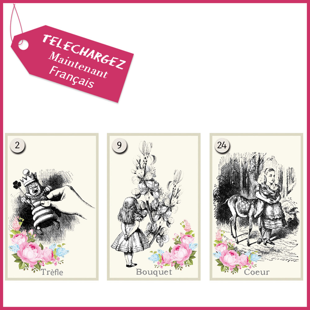 Oracle Lady Lenormand Le jardin d'Alice, Français. PDF Numérique