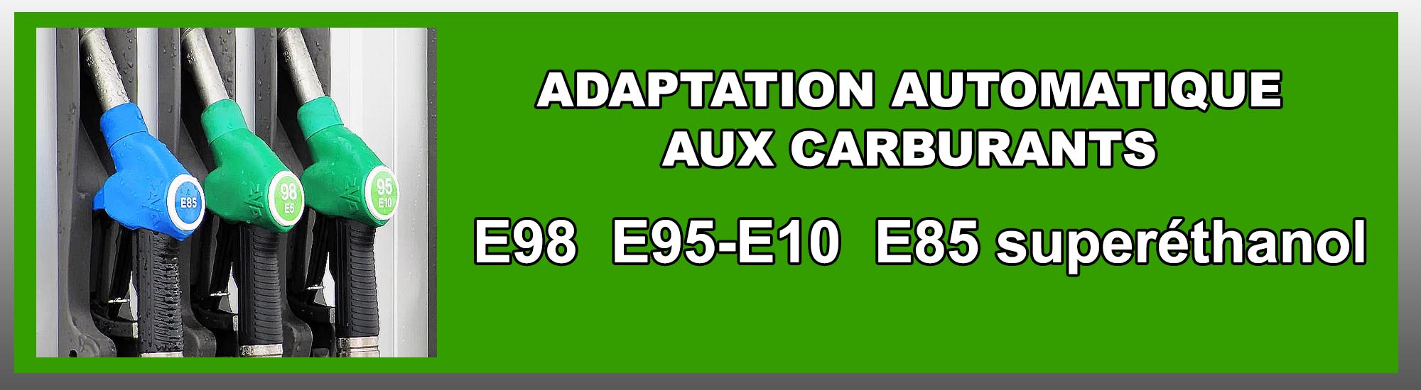 Boîtiers et kit de conversion à l'éthanol E85 DIRECT USINE