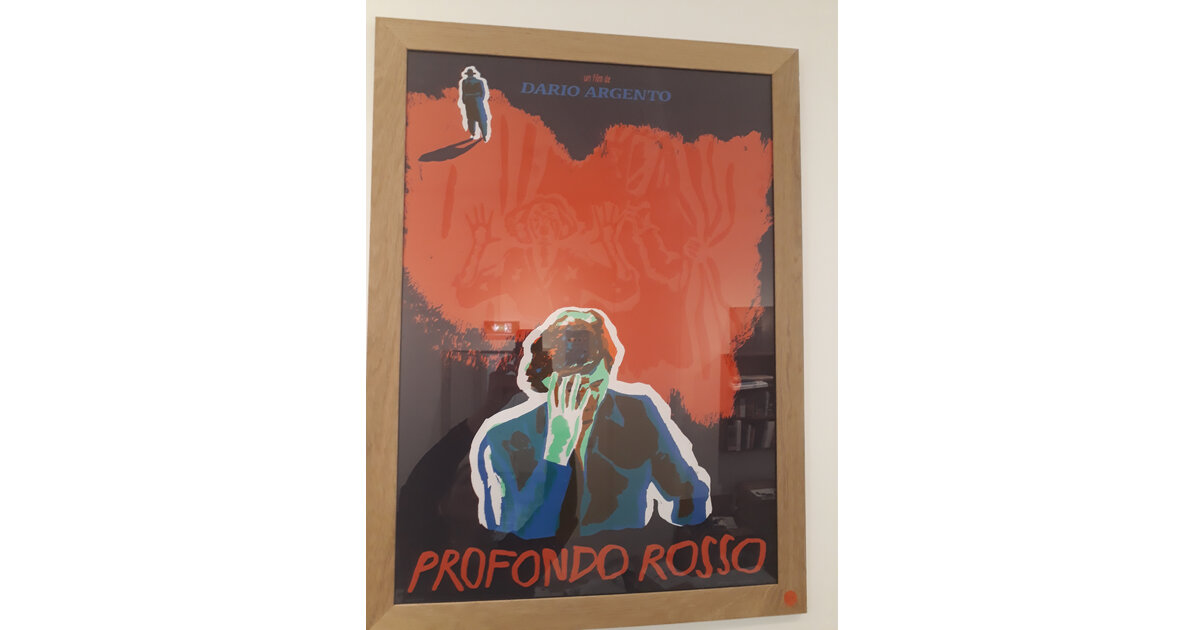 Sérigraphie du film "Profondo Rosso" - AFFICHES/AFFICHES D'ART - paris ...