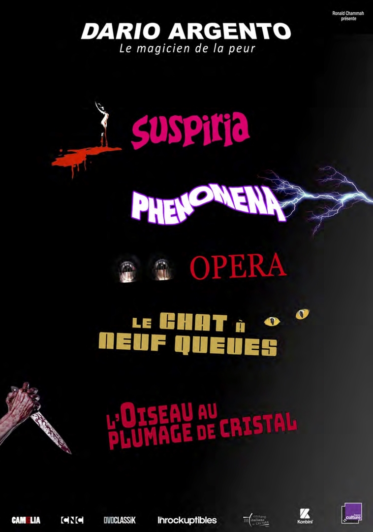 Affiche DARIO ARGENTO PARTIE 1 - AFFICHES/AFFICHES LES FILMS DU CAMELIA ...