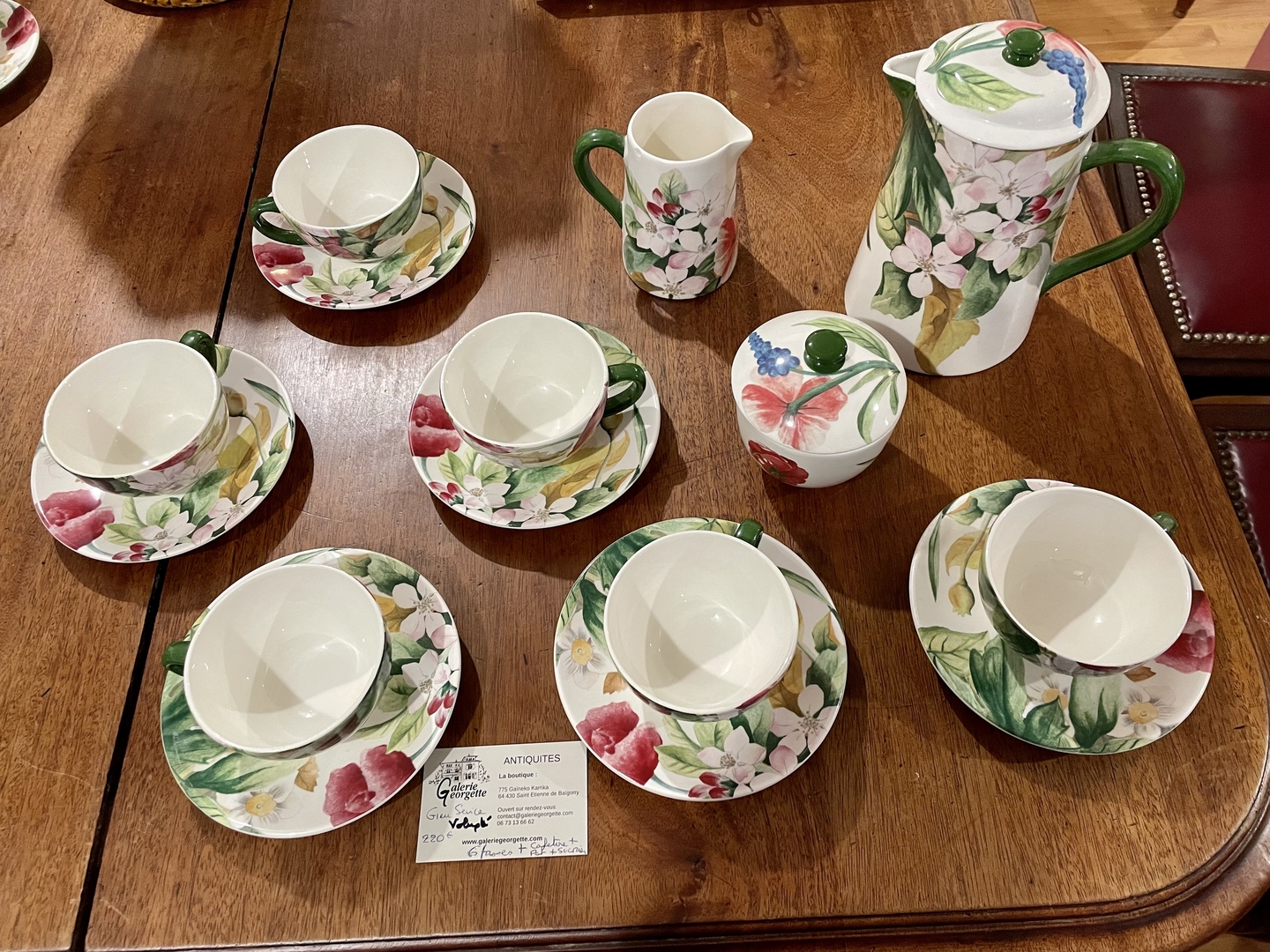 Service à café Gien Volupté - Objets vendus - villa-georgette-425