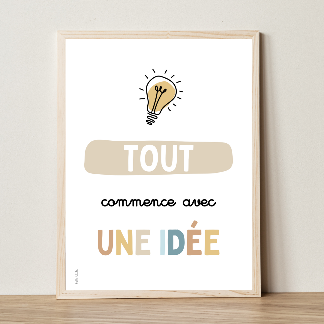 Affiche d'affirmation positive - Les idées - Apprendre en s'amusant ...